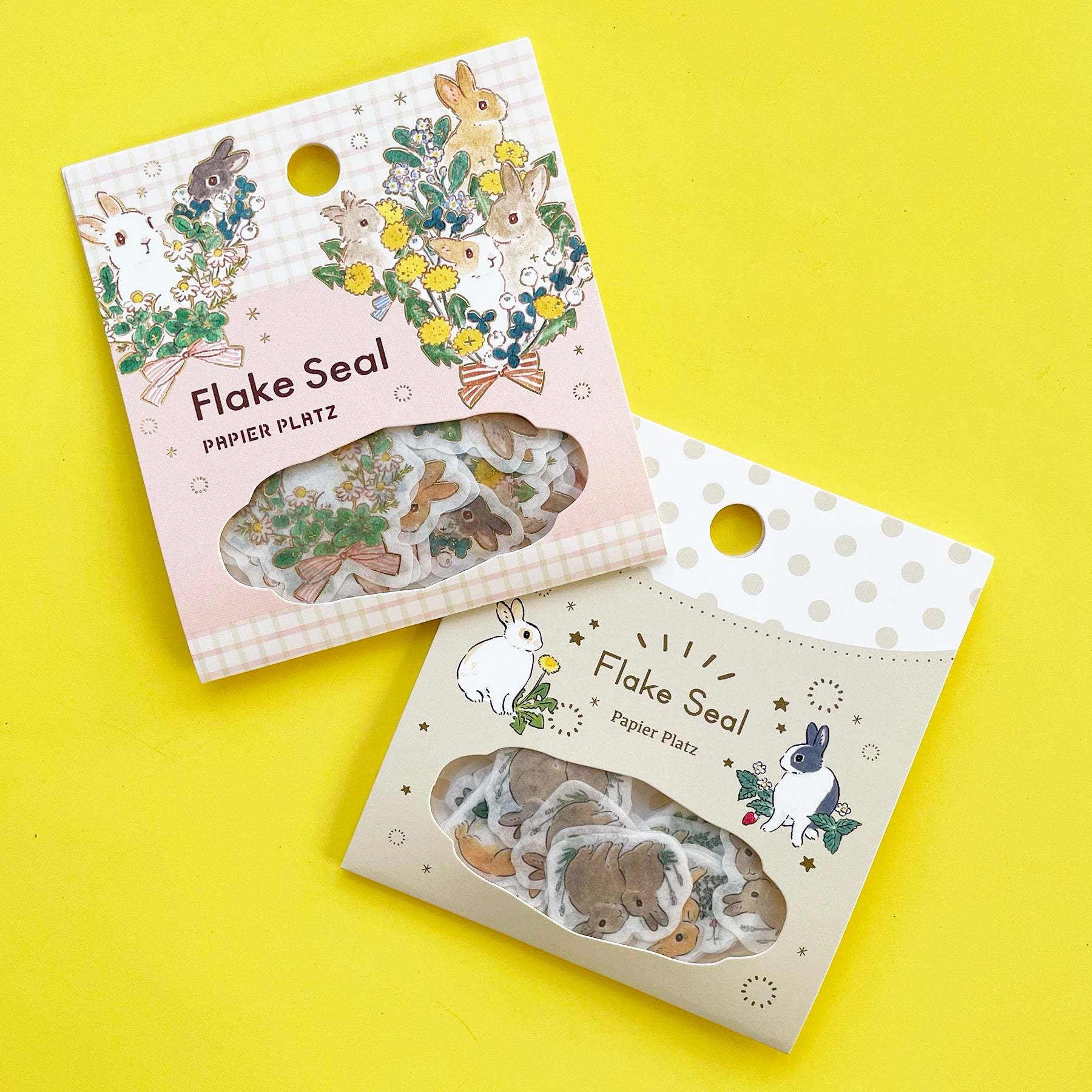 Little Bunny Flake Stickers – Fair Play Projects