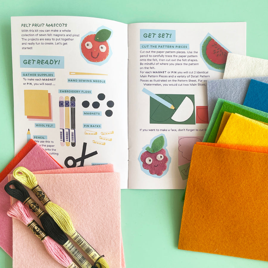 Felt Fruit Mascots Sewing Kit – Fair Play Projects