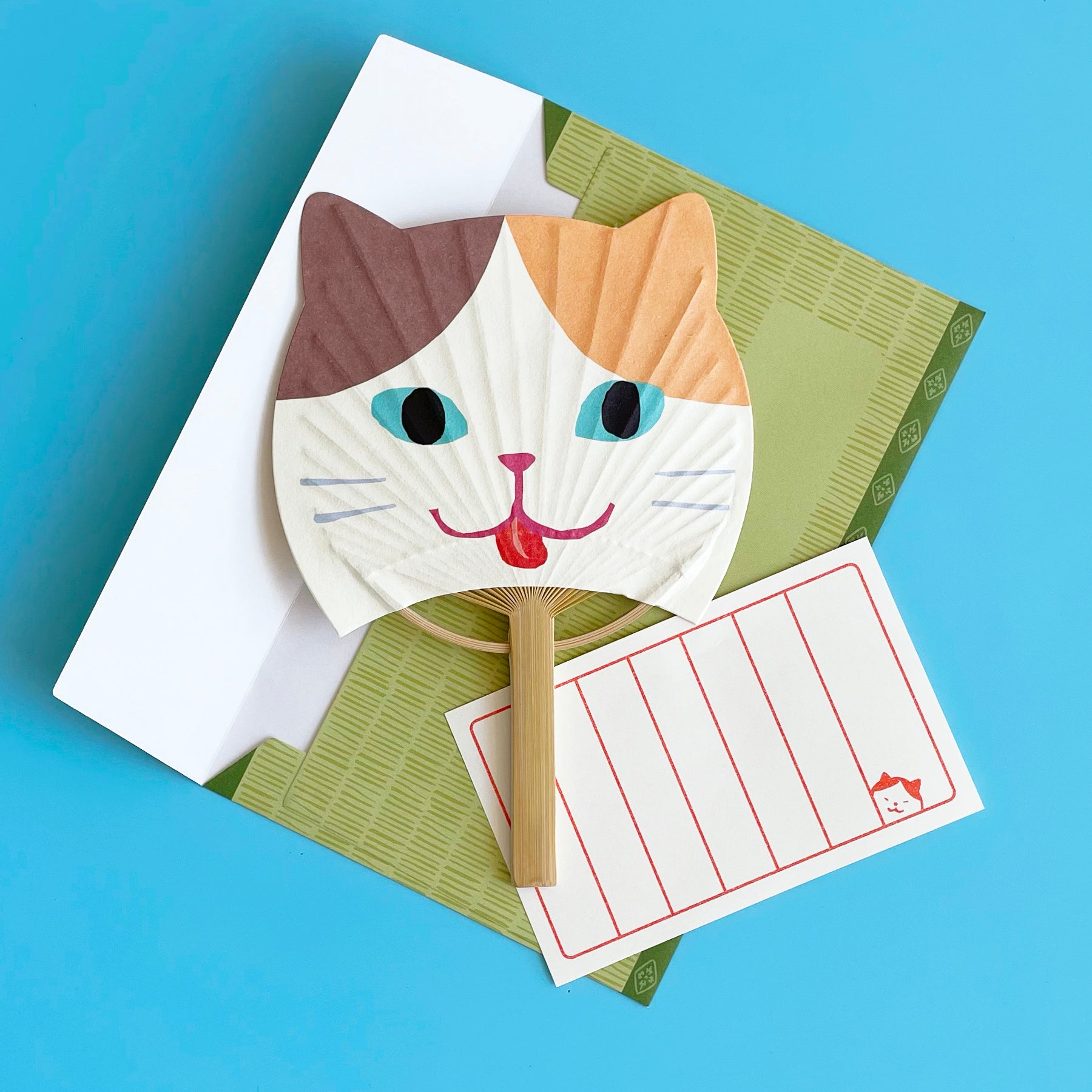 Cat Fan Greeting Card – Fair Play Projects