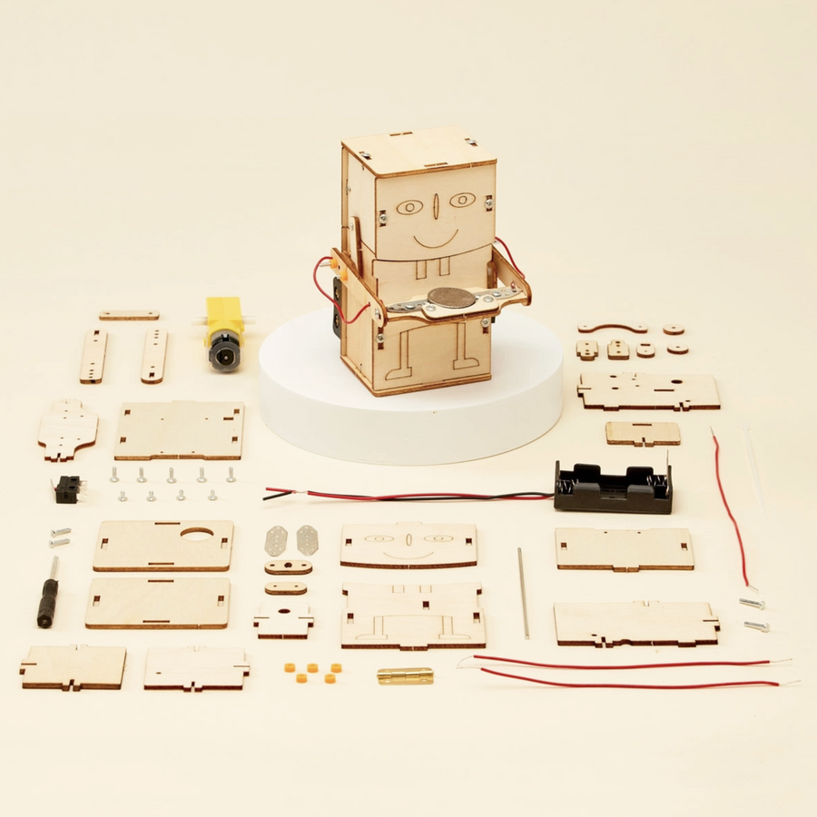 Money Bank Robot DIY Kit – Fair Play Projects