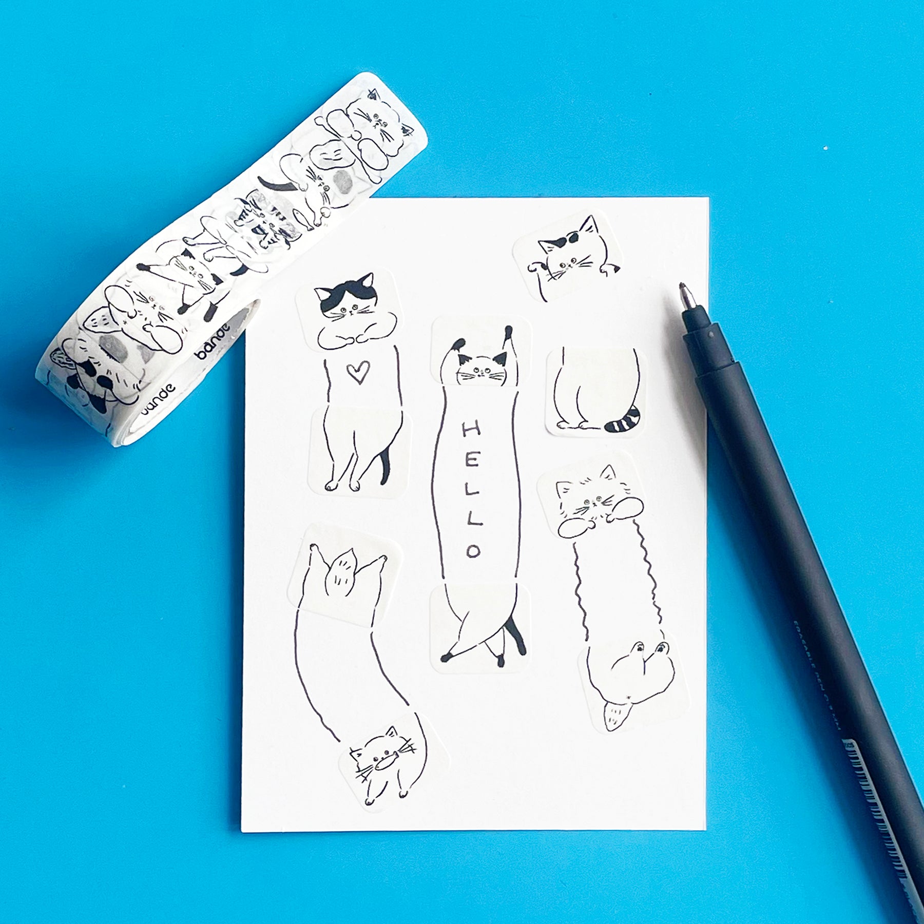 Loose Cat Washi Sticker Roll – Fair Play Projects