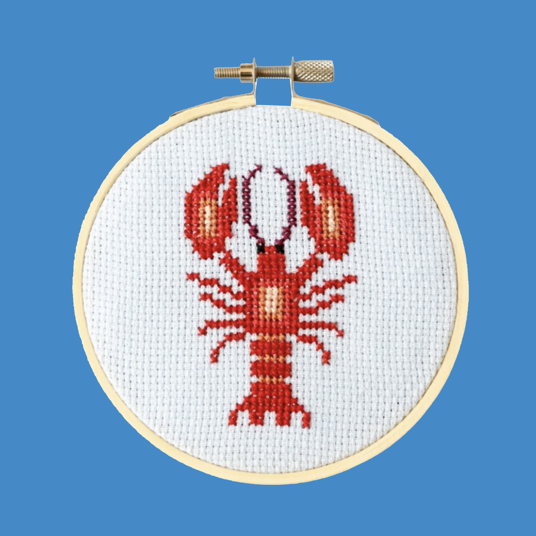 Lobster Cross Stitch Kit – Fair Play Projects
