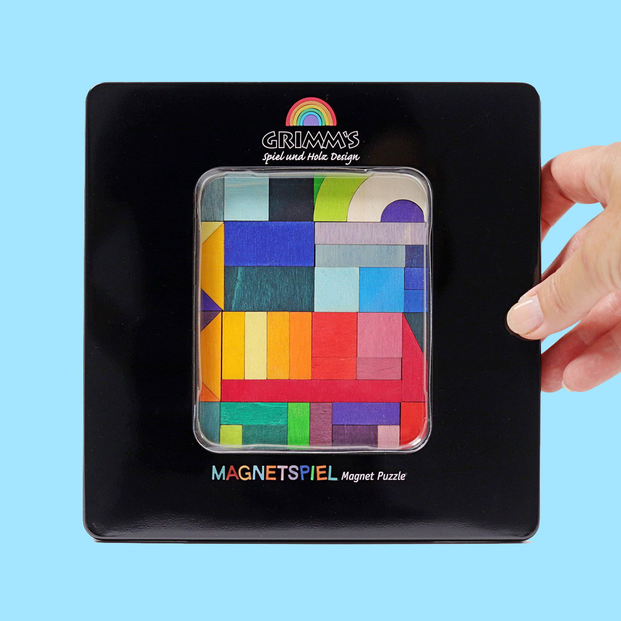 Geo-Graphical Wood Magnetic Puzzle – Fair Play Projects