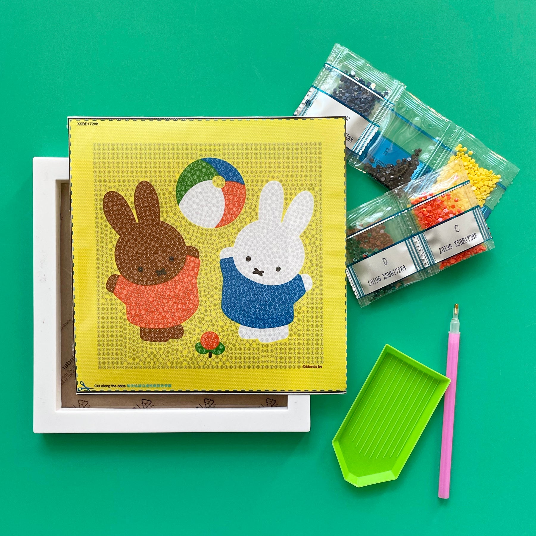 Miffy Sparkle Craft Kit in a Frame – Fair Play Projects