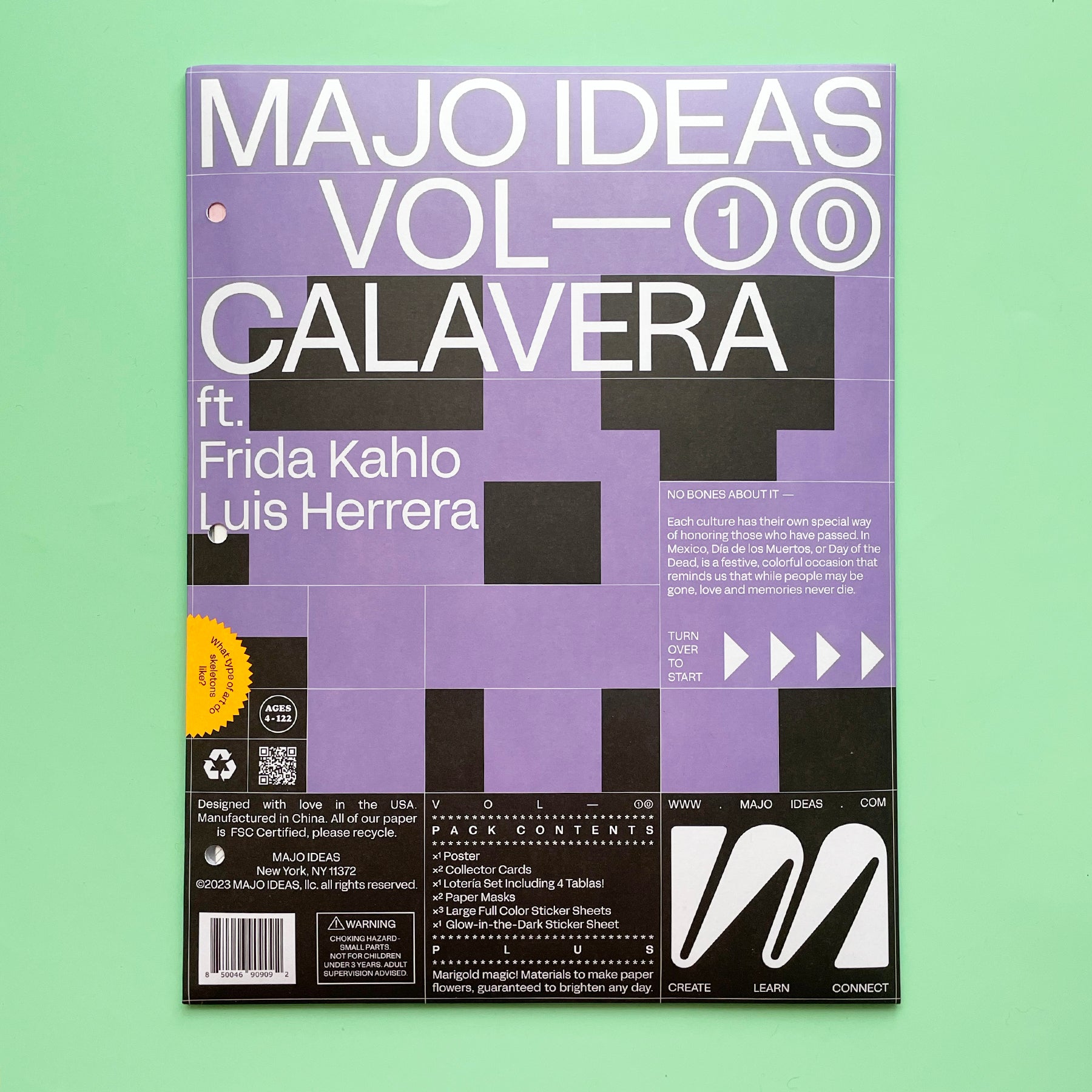 Majo Ideas Activity Kit - Volume 10 - Calavera – Fair Play Projects