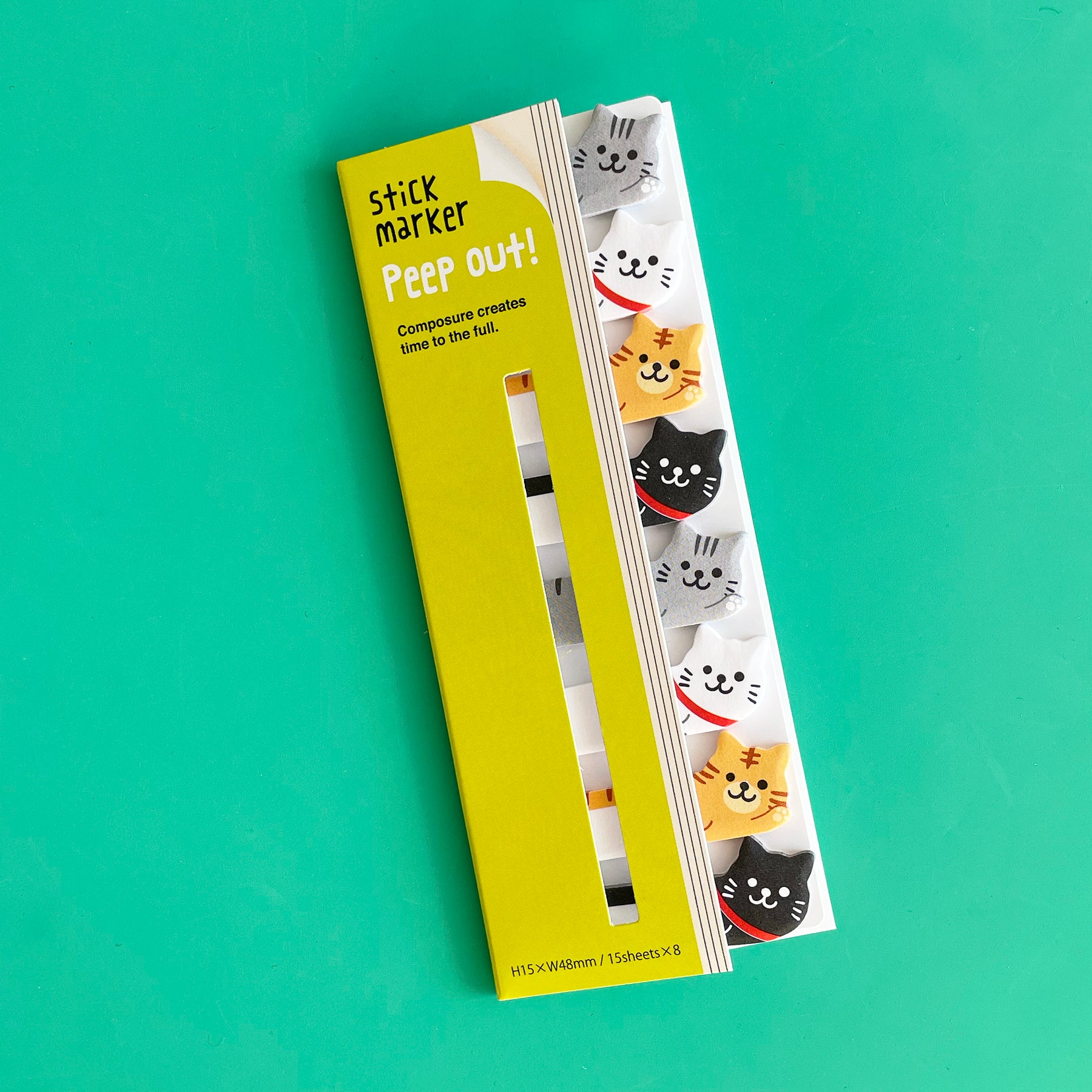 Set of Cat Sticky Tab Notes – Fair Play Projects