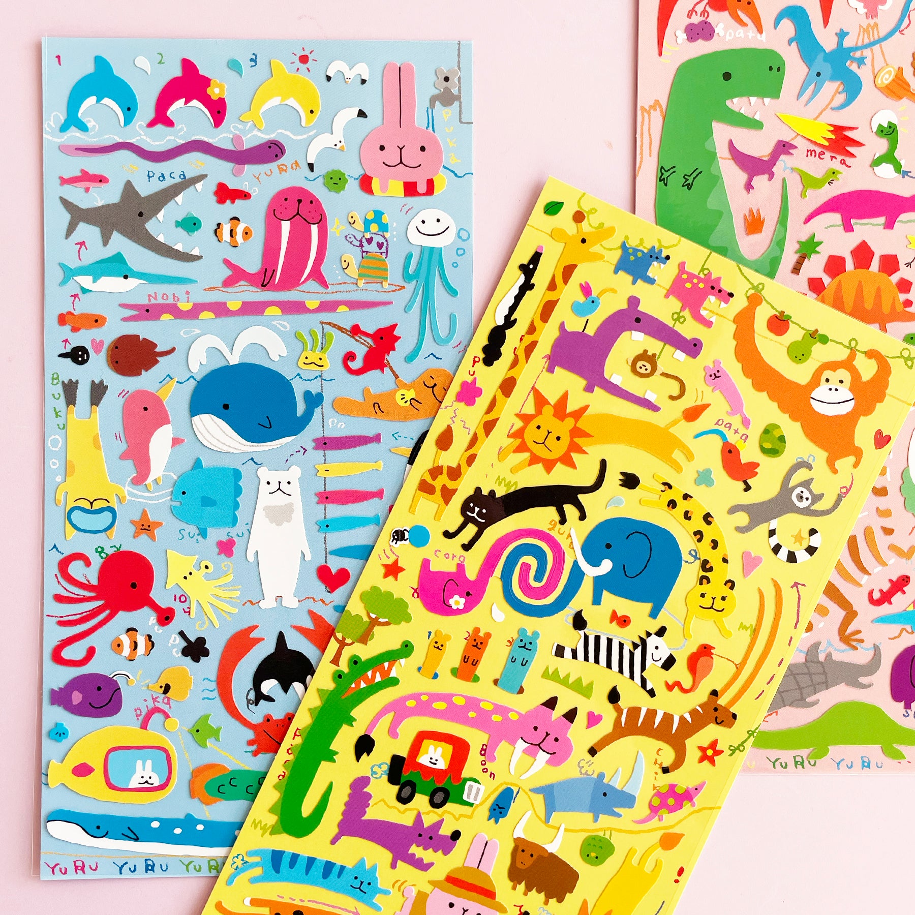 Colorful Animal Stickers – Fair Play Projects