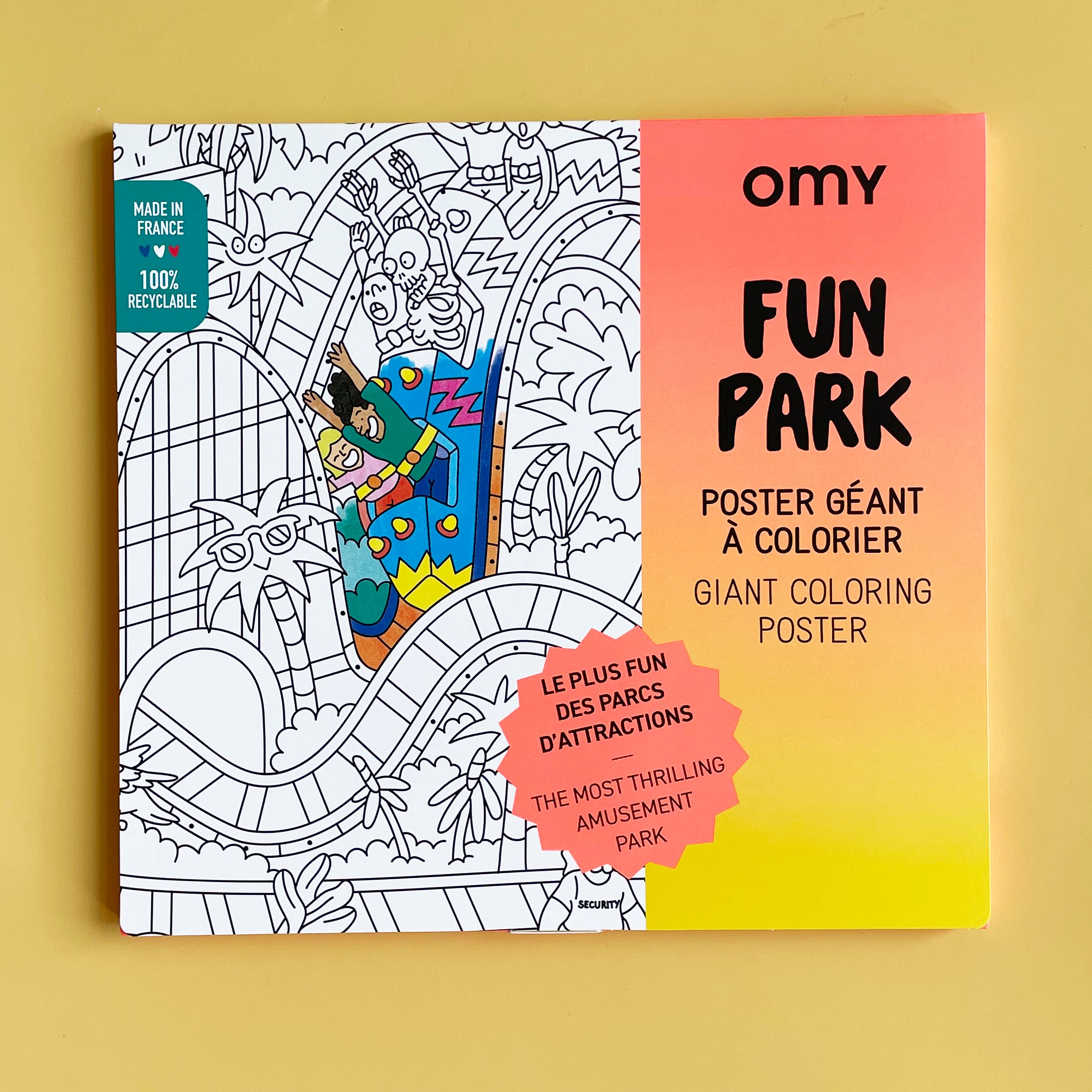 Fun Park Giant Coloring Poster – Fair Play Projects